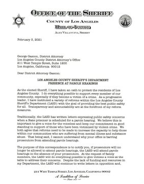 Sheriff Deputies as Parole Hearing Advocates - Crime & Consequences